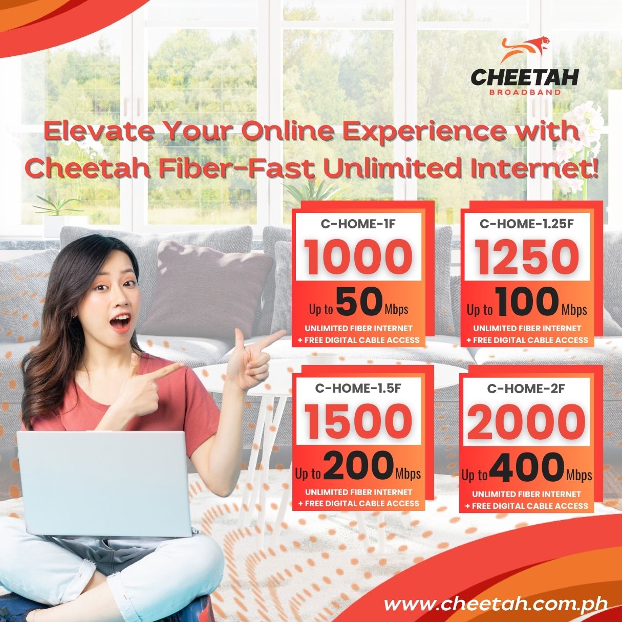 Upgrade Your Online Life with Cheetah Fiber Home Plans! - Cheetah Broadband