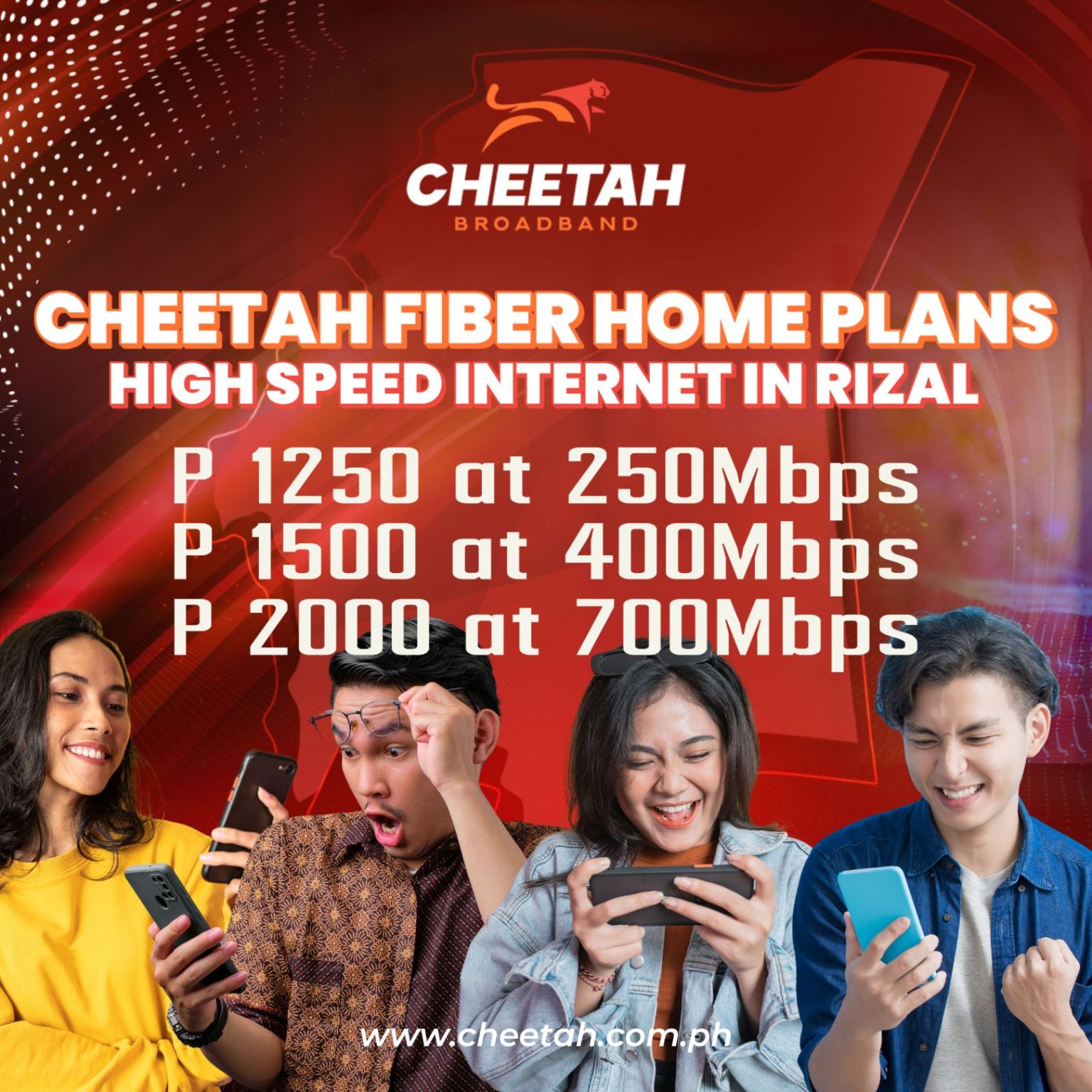 CHEETAH FIBER – HIGH-SPEED INTERNET IN RIZAL! - Cheetah Broadband
