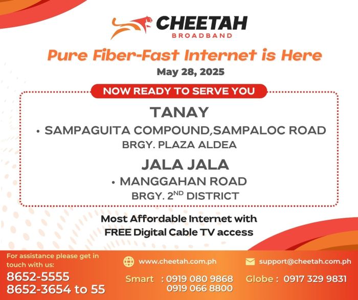 News and Updates - Cheetah Broadband